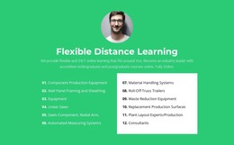 Web developer job profile HTML Template