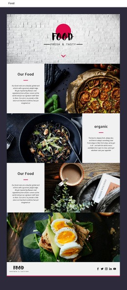 300 Food & Restaurant Html Code Examples