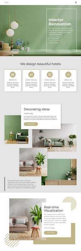 430 Interior HTML Templates