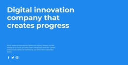 Web developer job profile Website Template