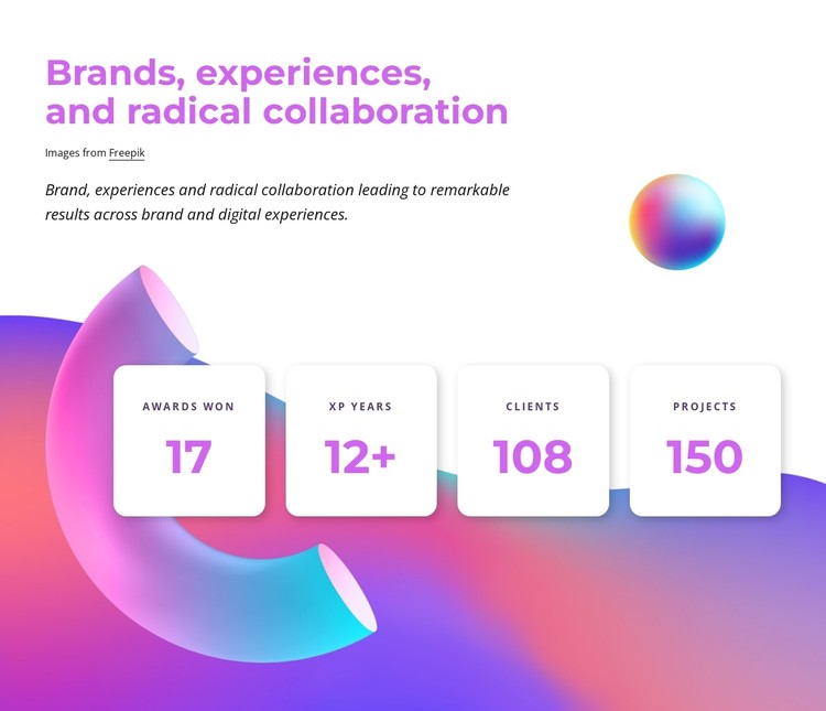 Design studio branding projects CSS Template