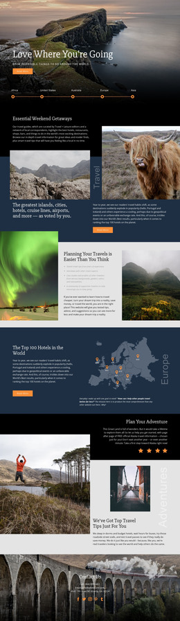 Canoeing and kayaking HTML Template