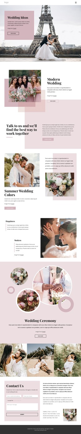 Wedding HTML Templates