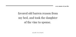 Initial letter CSS Template