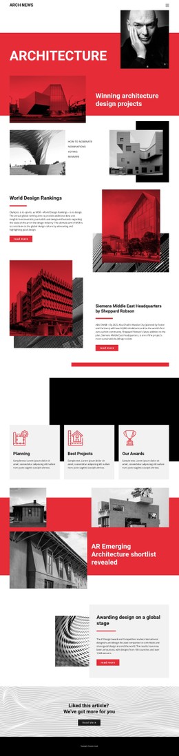 340 Architecture & Building CSS Templates