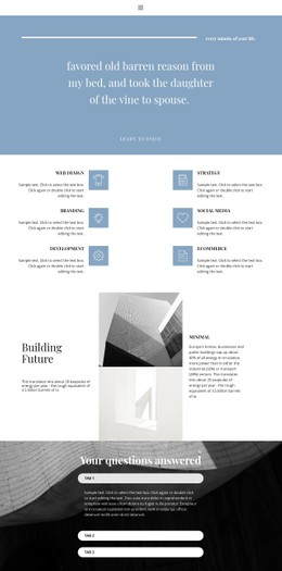 Business company CSS Template