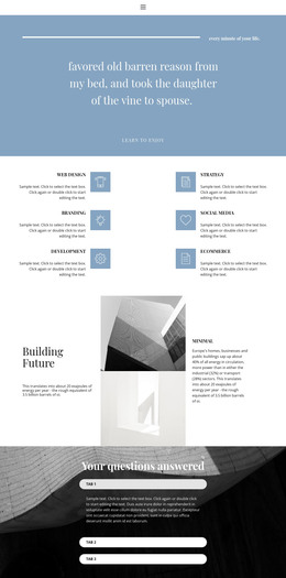 Innovative solutions and support HTML Template