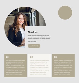 Step-by-step proces Website Template