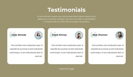 280 Testimonials HTML Templates