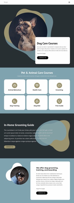 Pets & Animals Website Templates