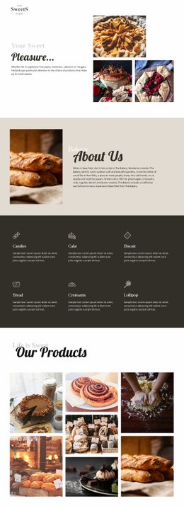 The Bakery Html Code Example