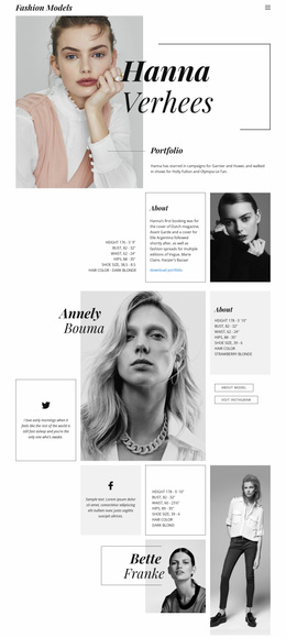 New collection Website Template