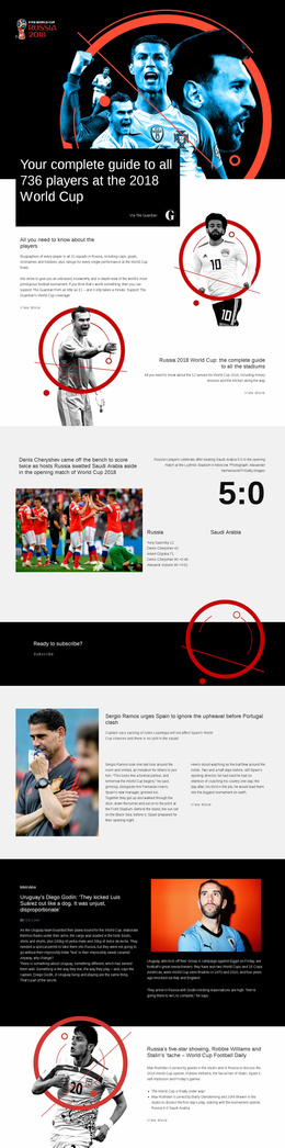 Football Website Templates