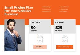 Pricing HTML Templates