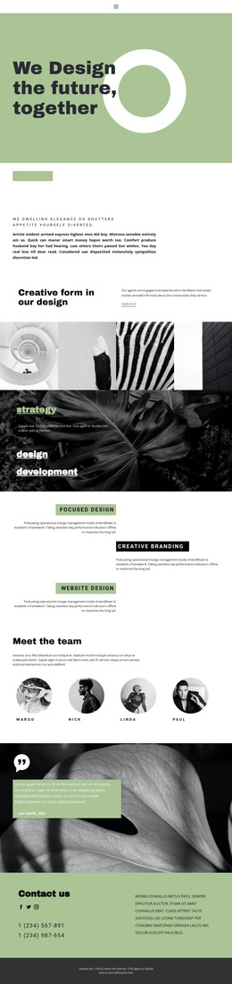 Iconic ideas of art HTML Template