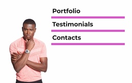 Step-by-step proces Website Template