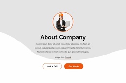 About Me Website Template