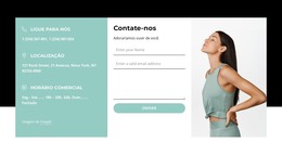 Layout de 3 colunas Modelo HTML
