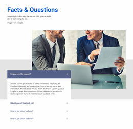 FAQ Website Templates