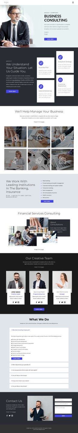 Business company CSS Template