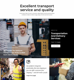 Courier Website Templates