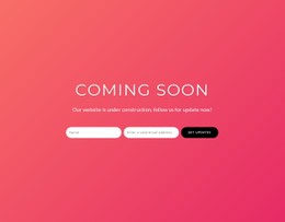 Maintenance block CSS Template