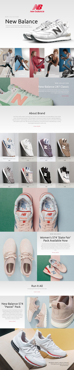 Fashion studio Web Page Design