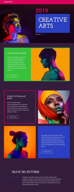 Amazing portfolio CSS Template