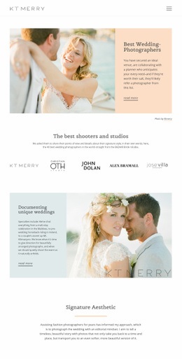 Wedding Html Code Examples