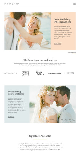 How to Plan a Wedding HTML Template