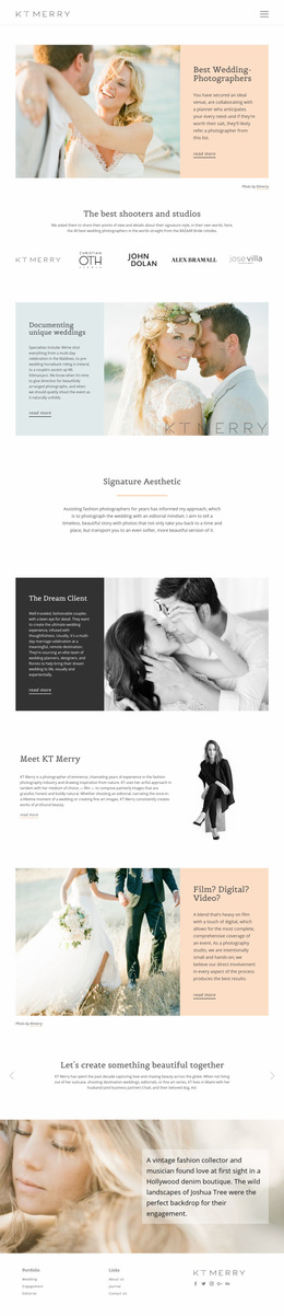Client Web Page Designs