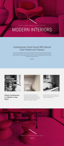 Luxury and classic furniture Website Template