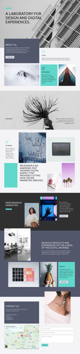 Amazing portfolio CSS Template
