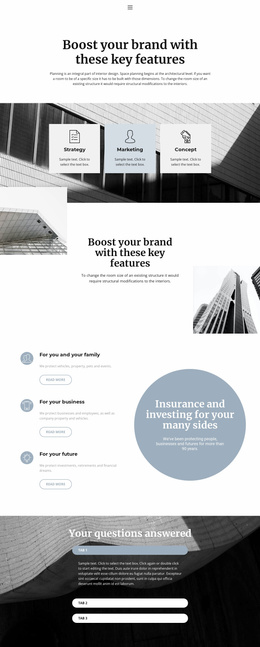 Our partners Website Template