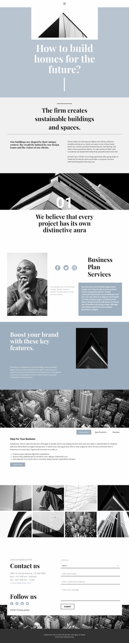 330 Architecture & Building Website Templates