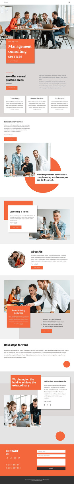 Successful financial strategy HTML Template
