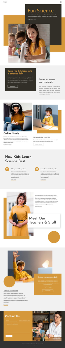 240 Education One Page Templates