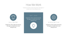 How the principle of work works CSS Template