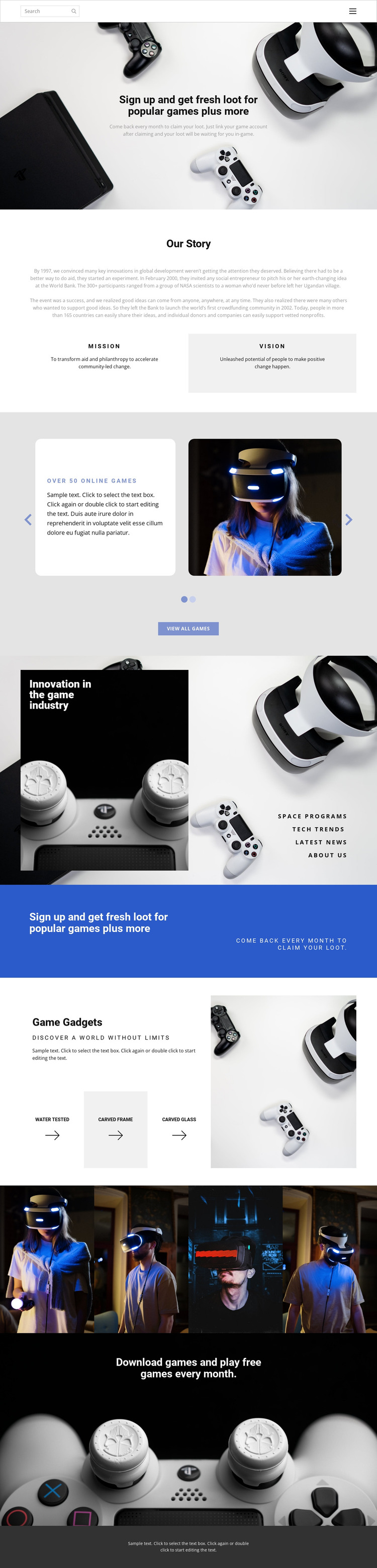Modern gadgets HTML Template