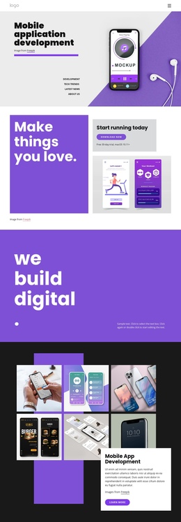 250 Technology One Page Templates