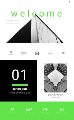 340 Architecture & Building One Page Templates