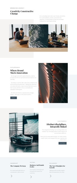 Business company CSS Template