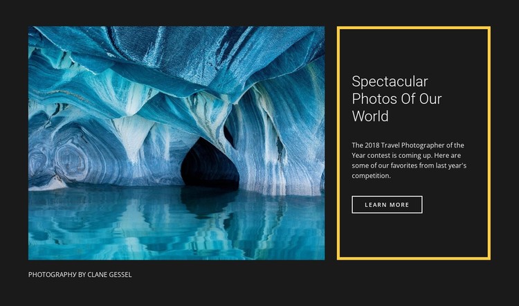 Spectacular Photos World CSS Template