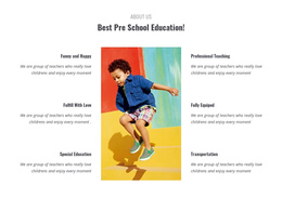 240 Education One Page Templates