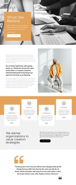 Business company CSS Template