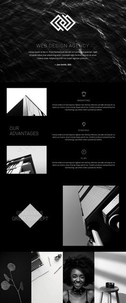 Creative designer portfolio CSS Template