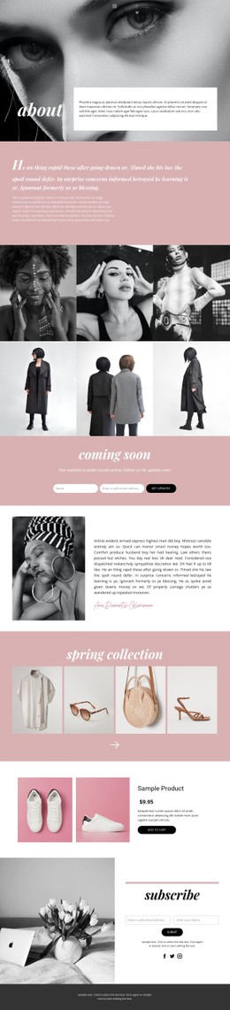 430 Fashion & Beauty CSS Templates