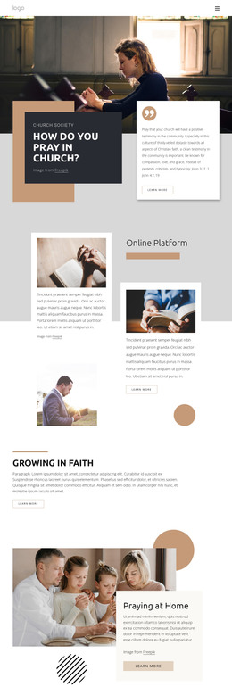 Bible reading CSS Template