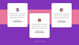 270 Testimonials HTML Templates