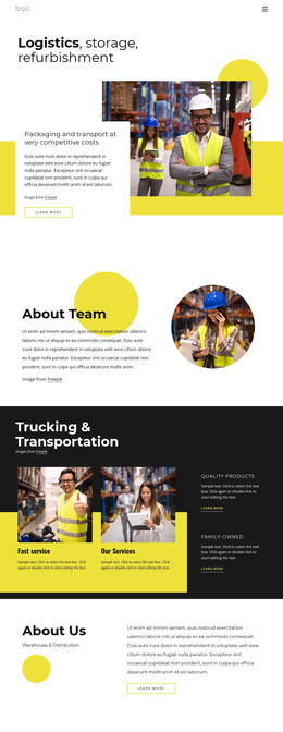 Factory works industrial Joomla Template